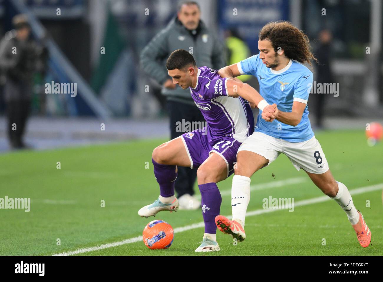 Olimpico Stadium, Rome, Italy - Roberto Piccoli of AC Fiorentina under ...