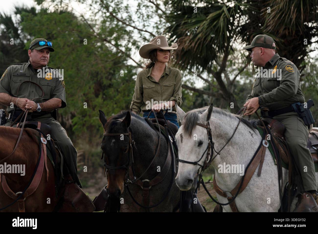 U.S. Secretary of Homeland Security Kristi Noem with Border Patrol ...