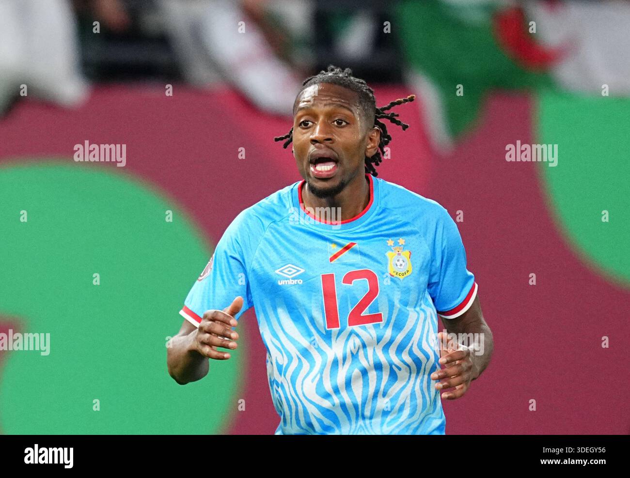 January 06 2026: Joris Kayembe Ditu of Congo DR looks on during a 2025 ...