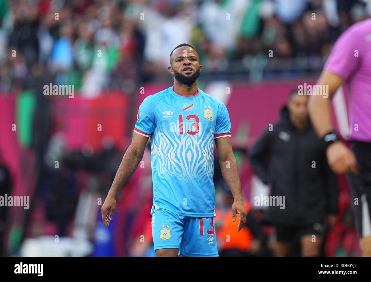 January 06 2026: Meschack Elia Lina of Congo DR looks on during a 2025 ...