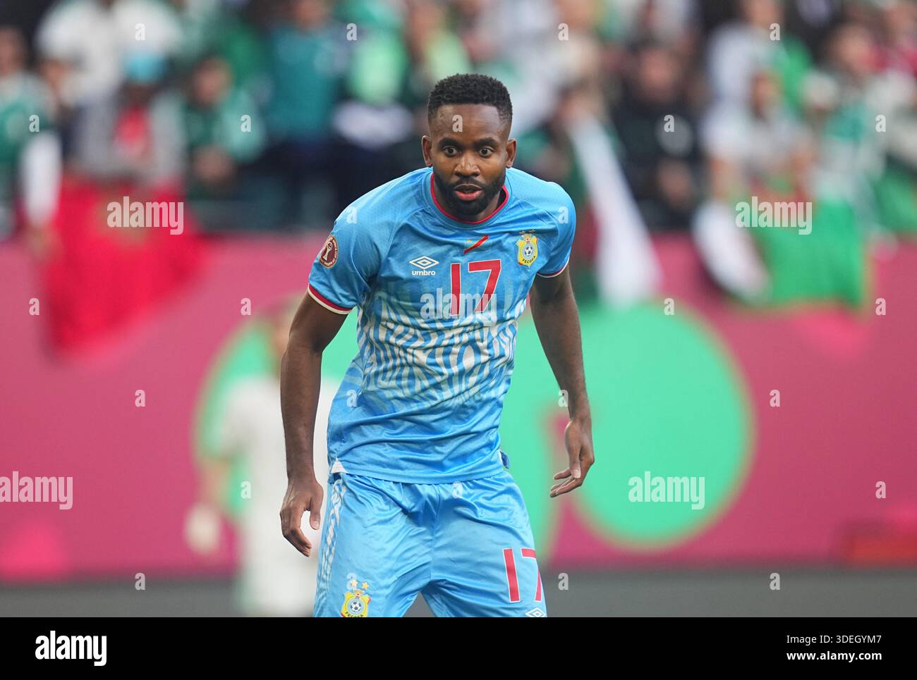 January 06 2026: Cedric Bakambu of Congo DR looks on during a 2025 ...