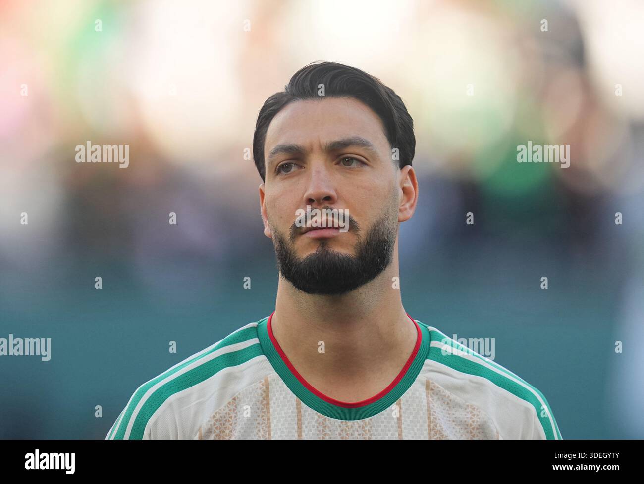 January 06 2026: Amir Selmane Rami Bensbaini of Algeria looks on during ...