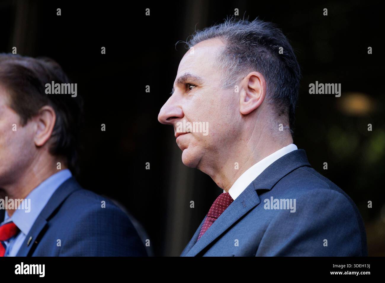 Deputy District Attorney Habib Balian listens to Nathan Hochman, the ...