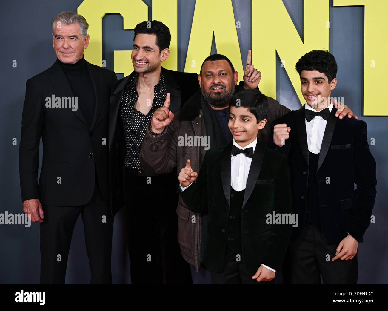 London, UK. January 7th, 2026. Pierce Brosnan, Amir El-Masry, Prince ...