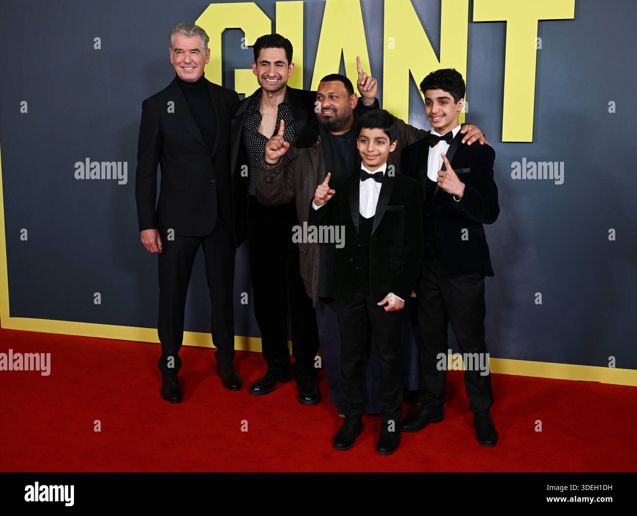 London, UK. January 7th, 2026. Pierce Brosnan, Amir El-Masry, Prince ...