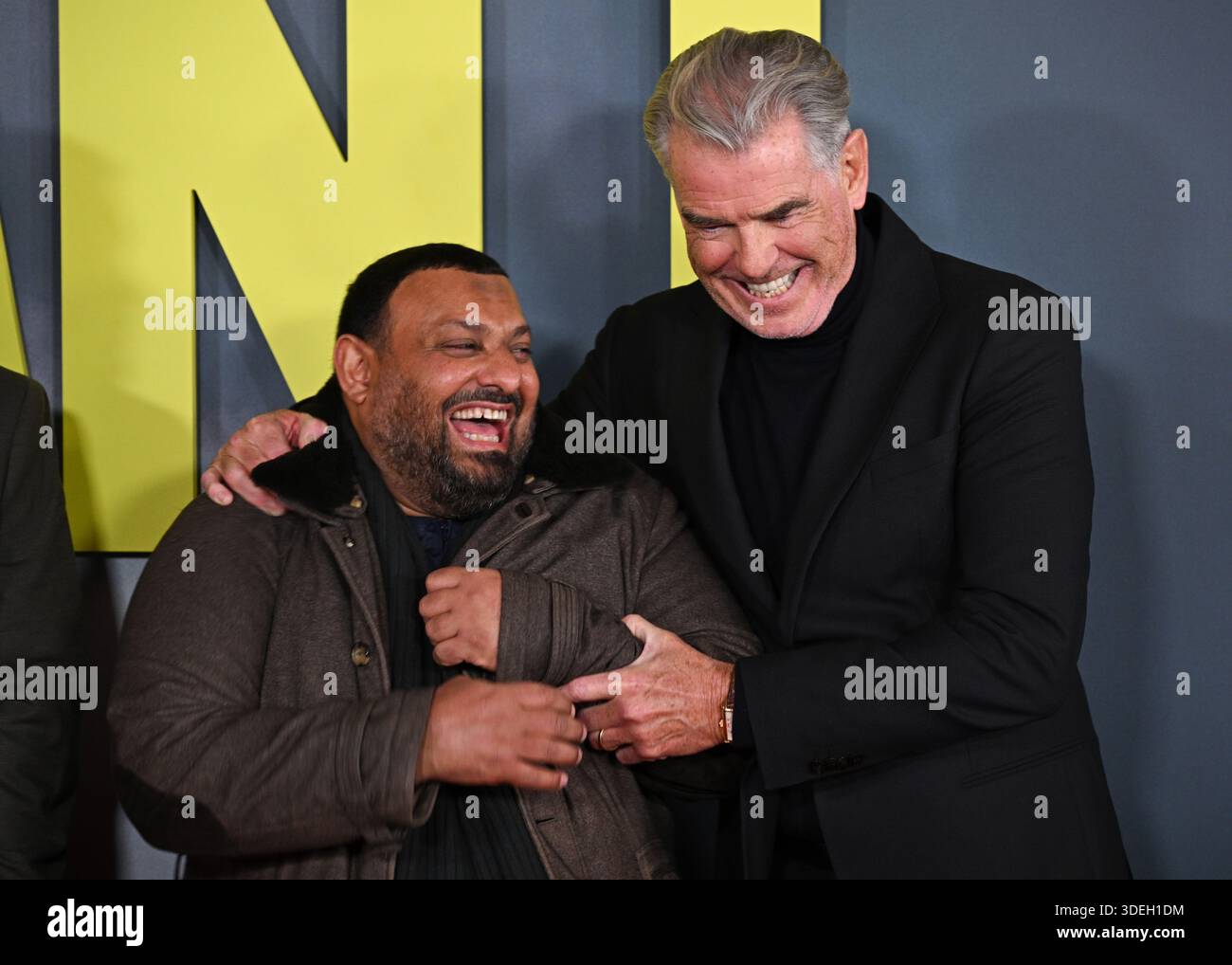 London, UK. January 7th, 2026. Prince Naseem Hamed and Pierce Brosnan ...