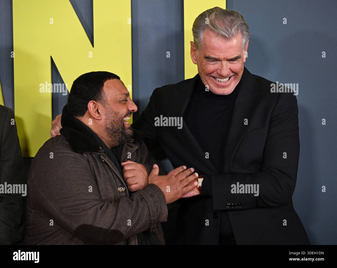 London, UK. January 7th, 2026. Prince Naseem Hamed and Pierce Brosnan ...
