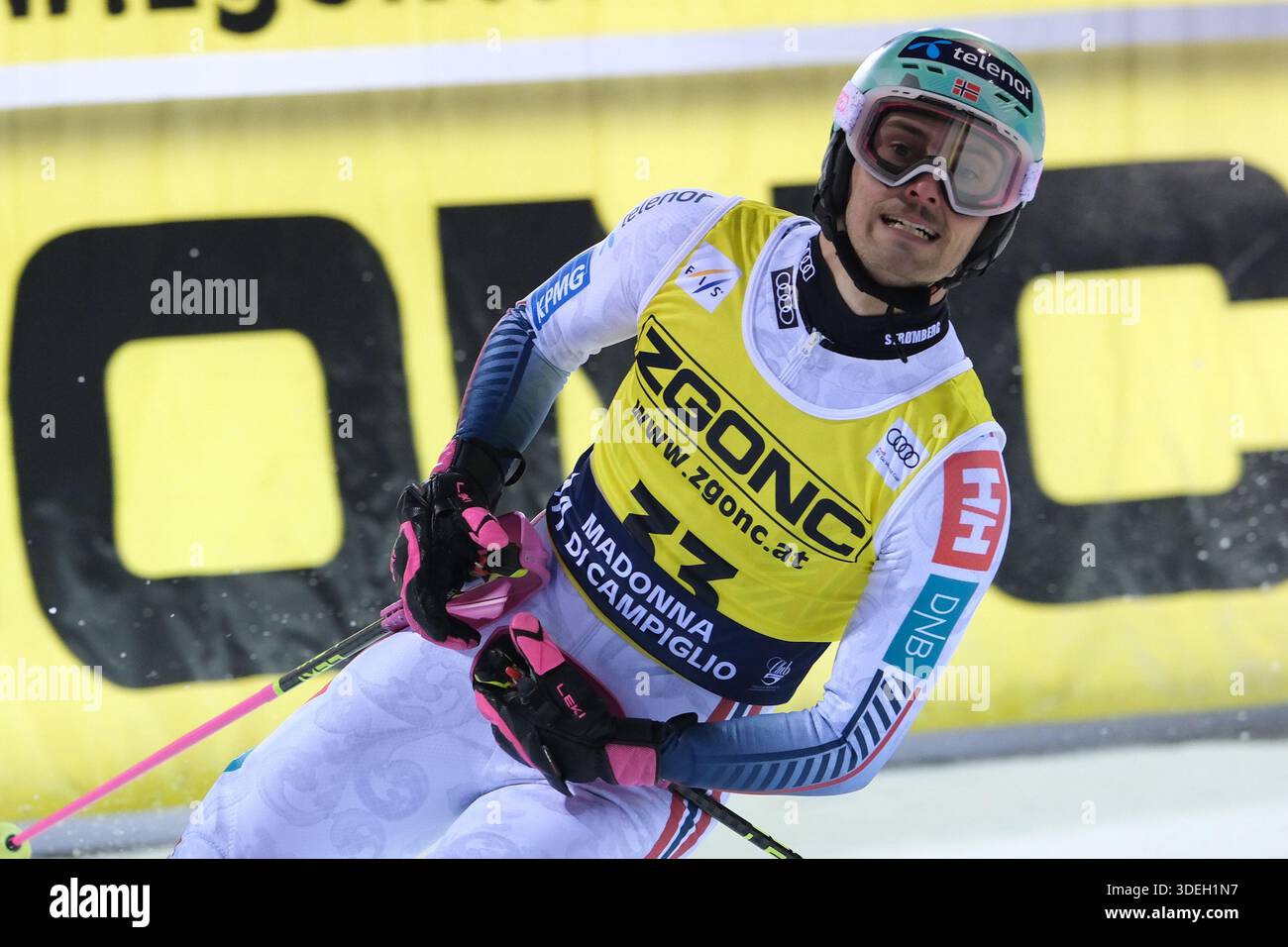 Eirik Hystad Solberg from Norway competes during AUDI FIS Ski World Cup ...