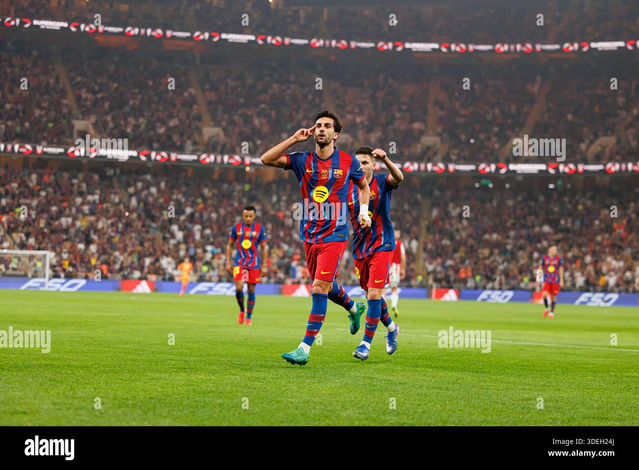 Jeddah, Saudi Arabia. 7th Jan 2025; Ferran Torres (FC Barcelona) seen ...