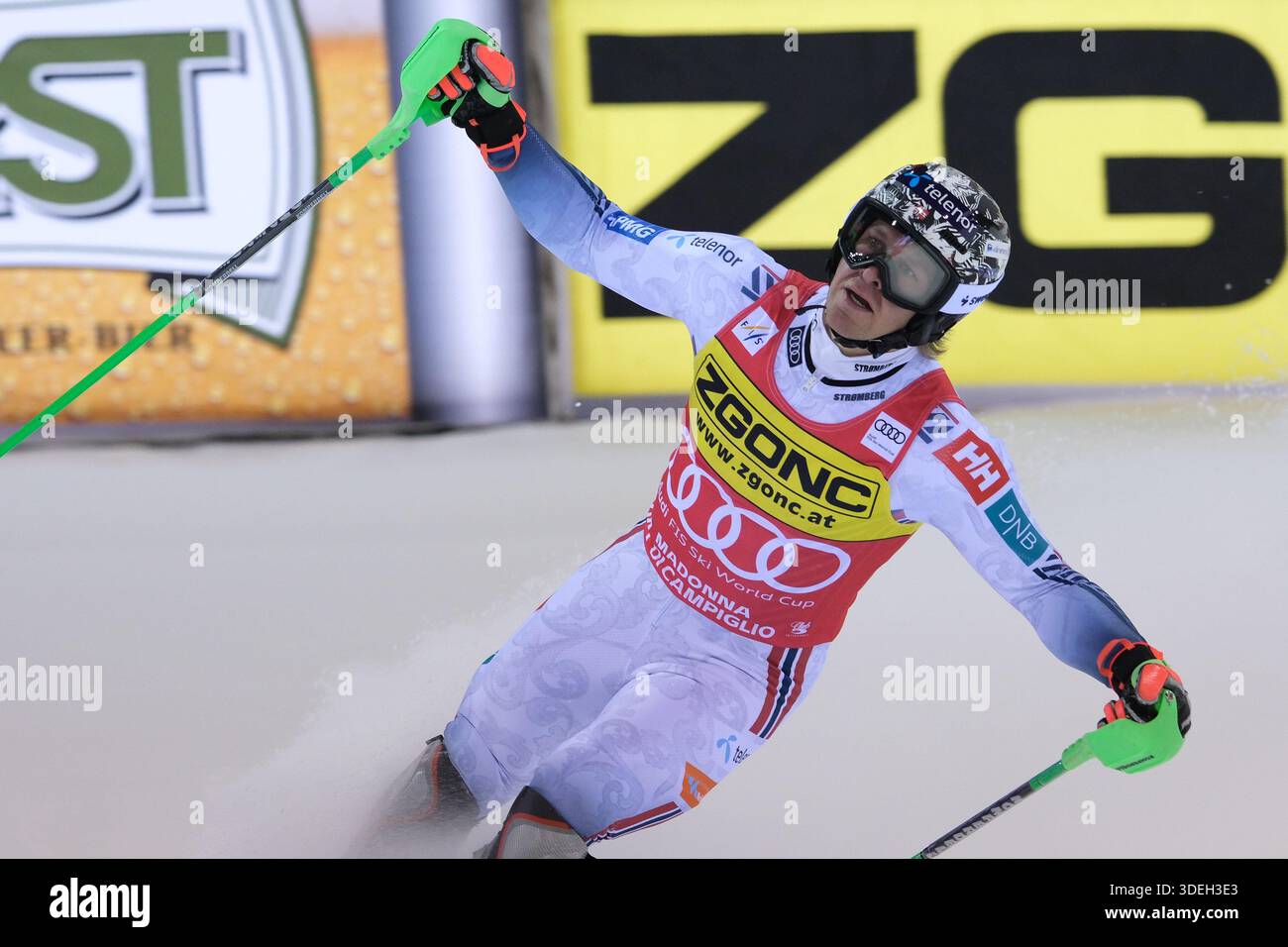 Timon Haugan from Norway competes during AUDI FIS Ski World Cup 2025/ ...