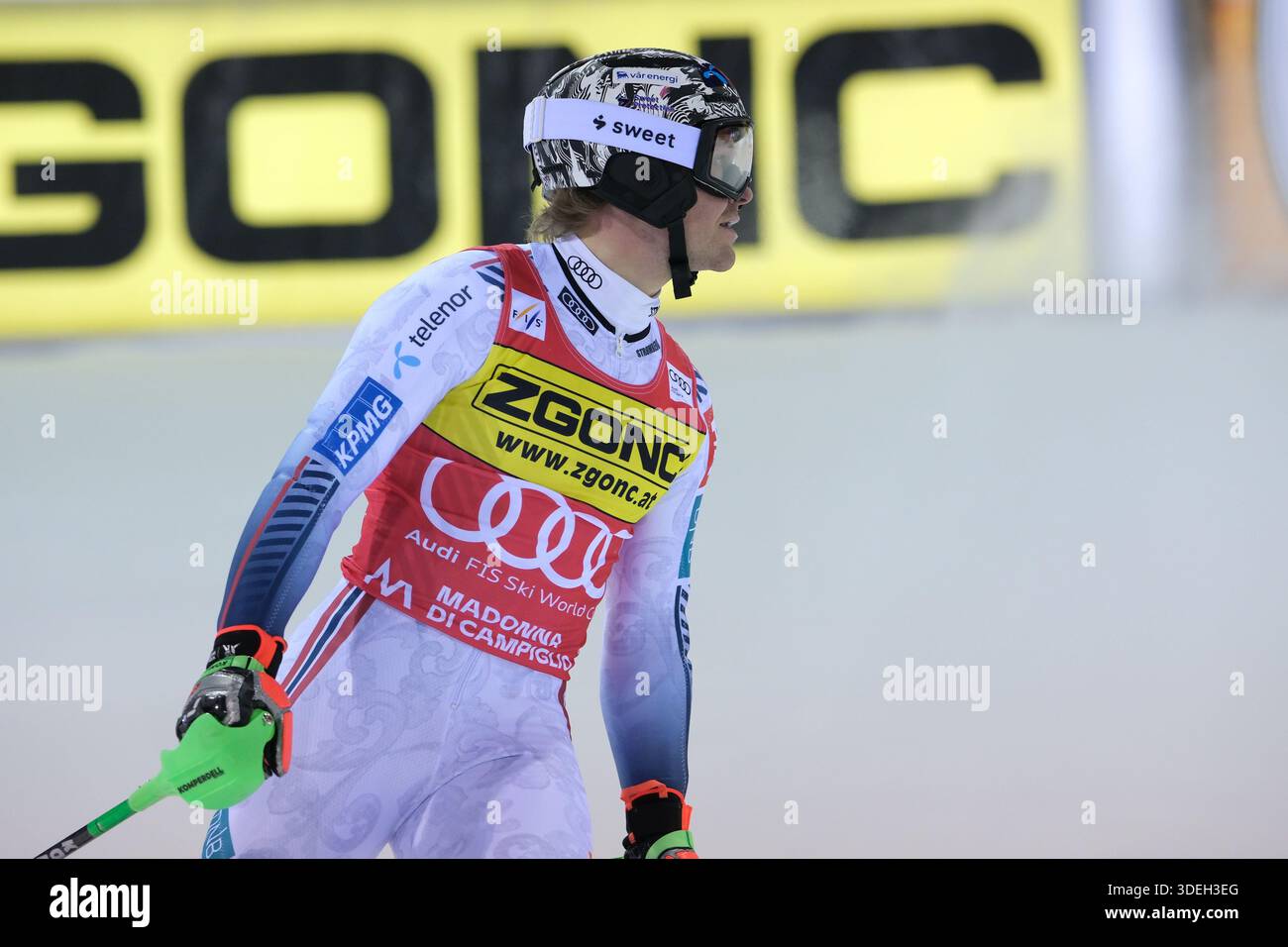 Timon Haugan from Norway competes during AUDI FIS Ski World Cup 2025/ ...