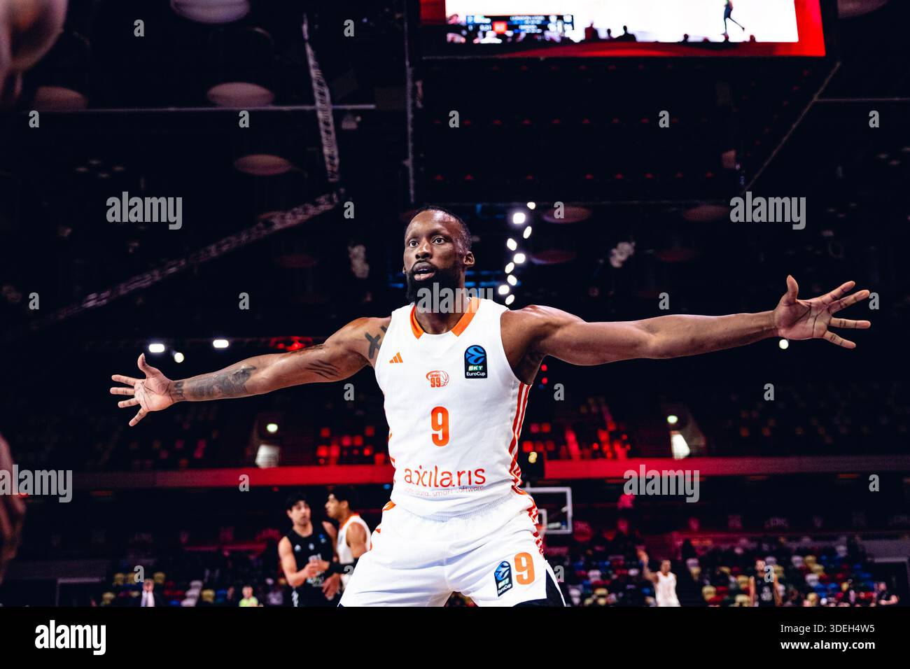 London, UK. 7 January, 2026 Niners' player John Newman during BKT ...