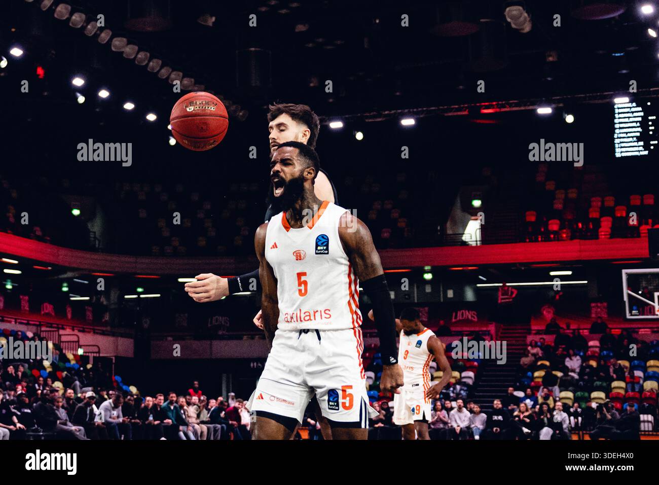 London, UK. 7 January, 2026 Niners' player Corey Davis Jr yells during ...