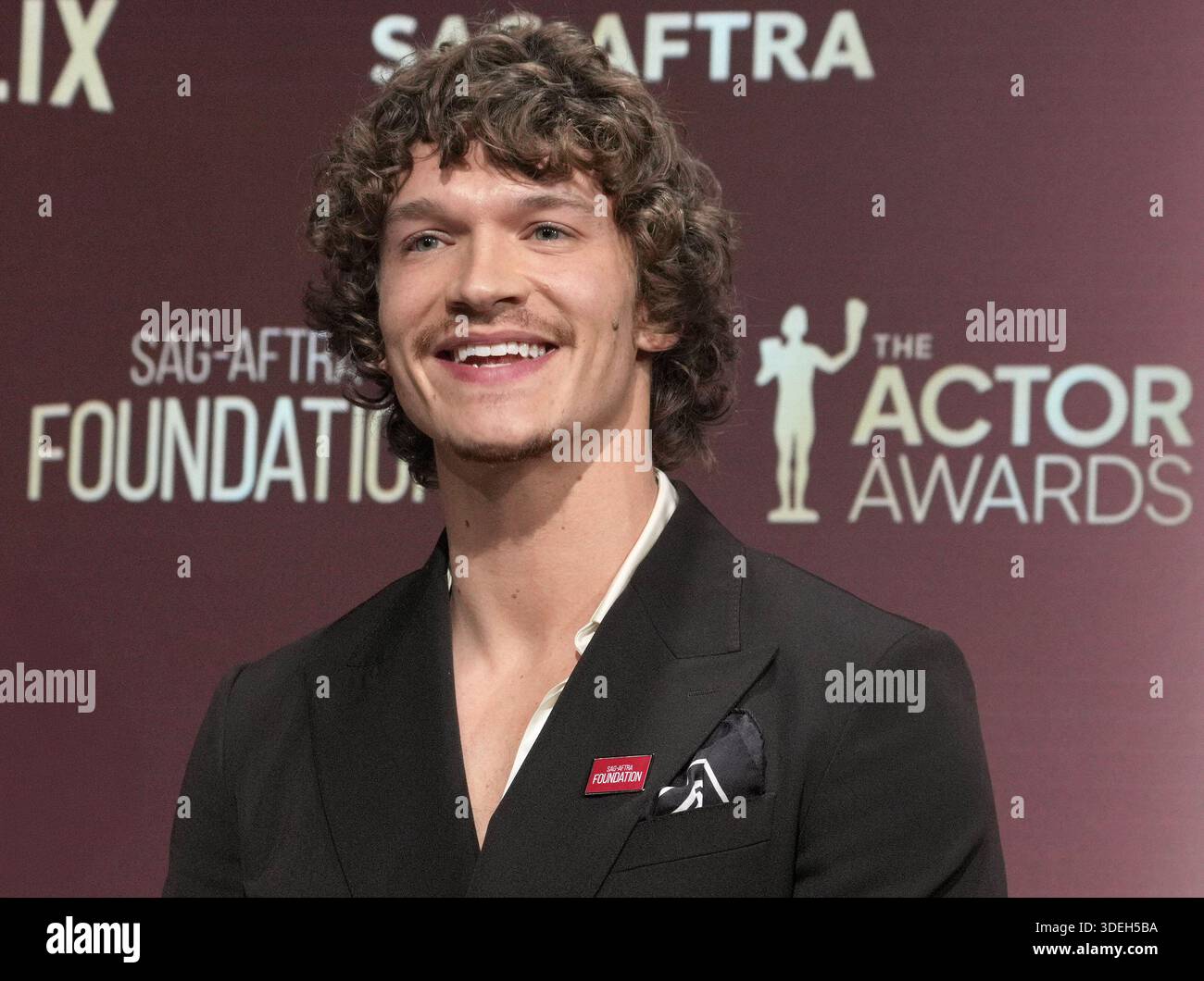 Connor Storrie at the 32nd Annual Actor Awards Nominations held at SAG ...