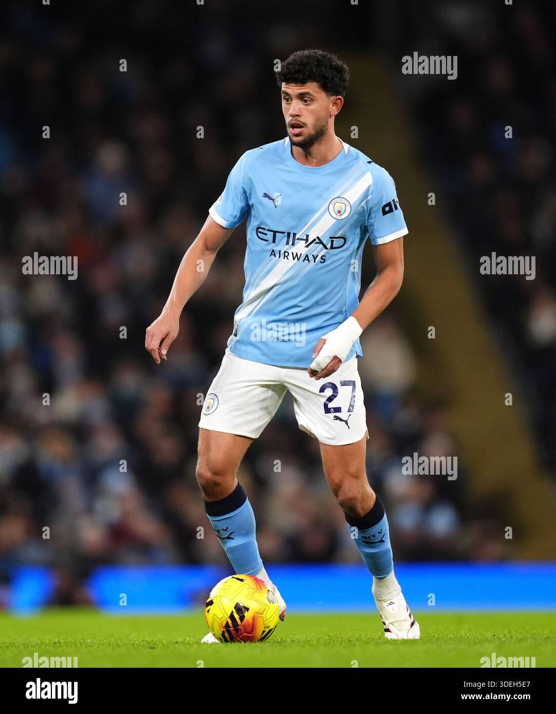 Manchester City's Matheus Nunes during the Premier League match at ...