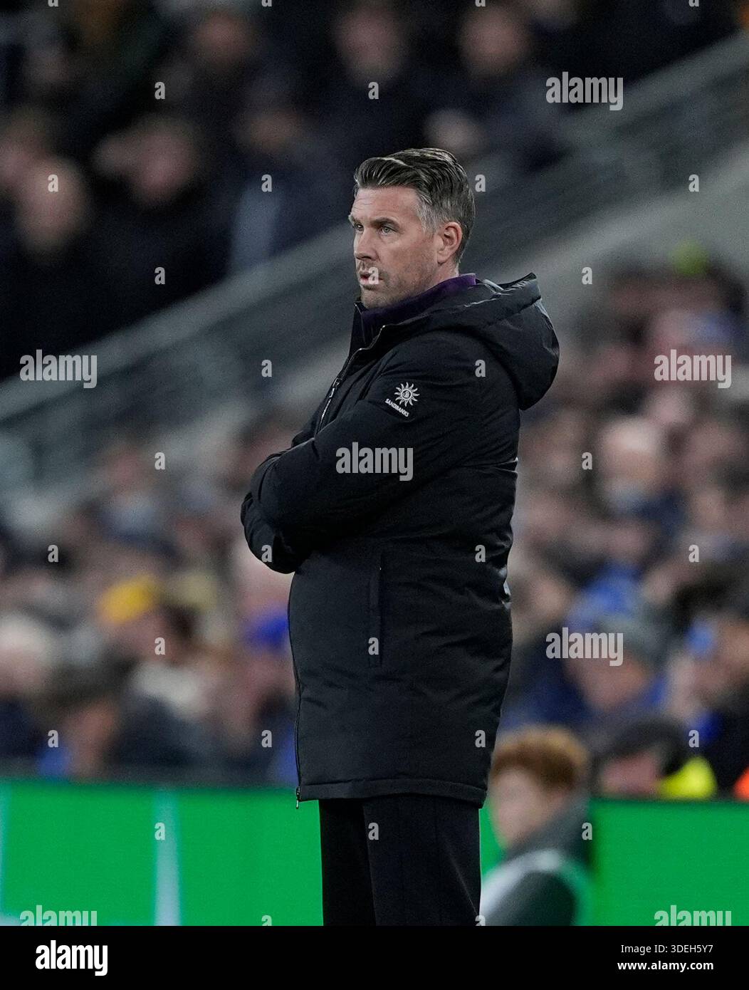 Wolverhampton Wanderers manager Rob Edwards during the Premier League ...