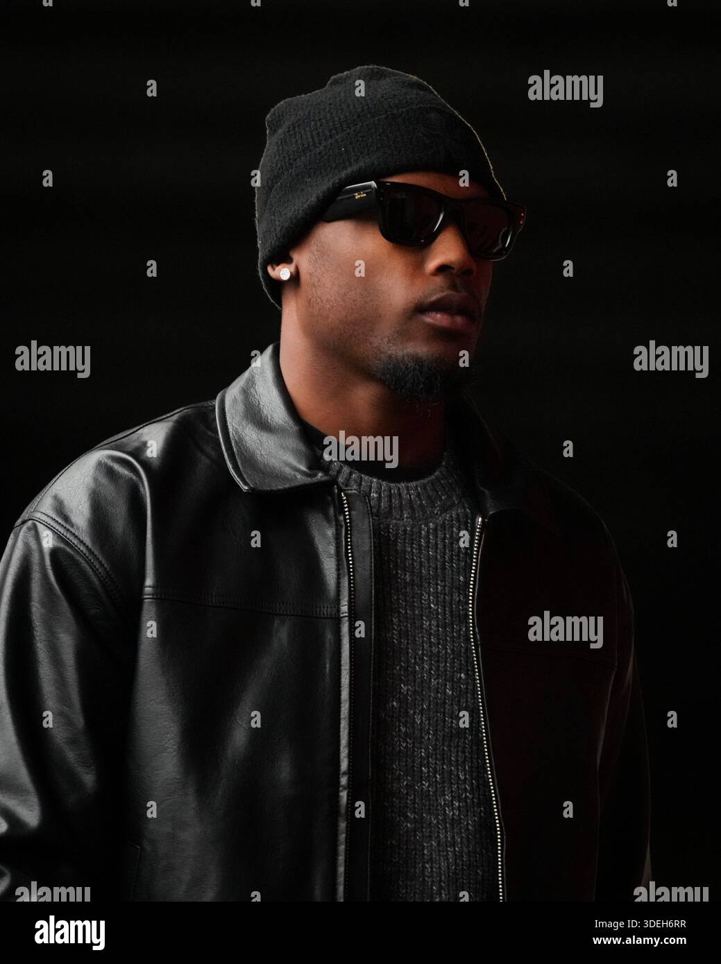 Cincinnati Bengals wide receiver Tee Higgins (5) arrives prior to an ...