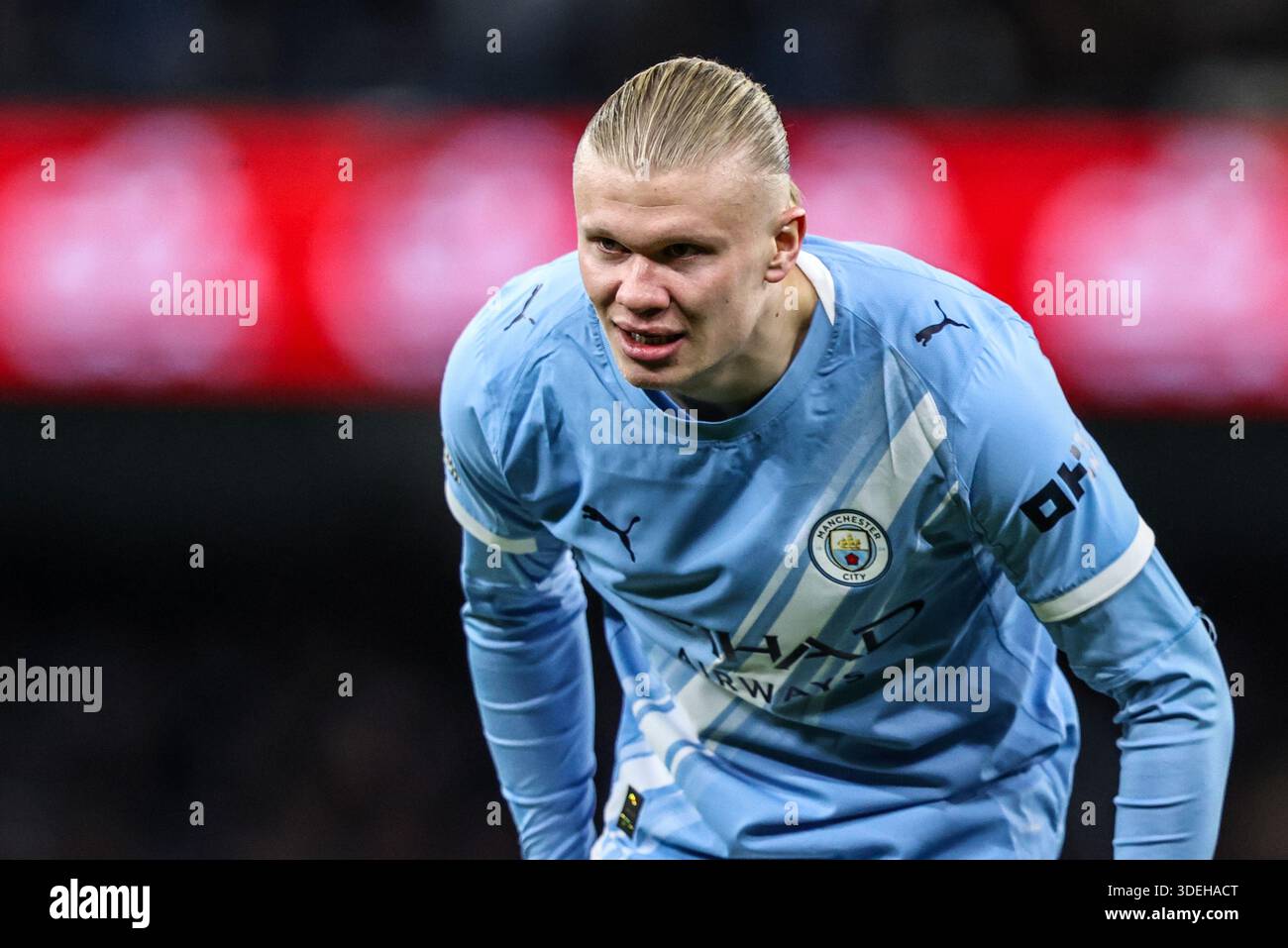 Erling Haland of Manchester City during the Premier League match ...
