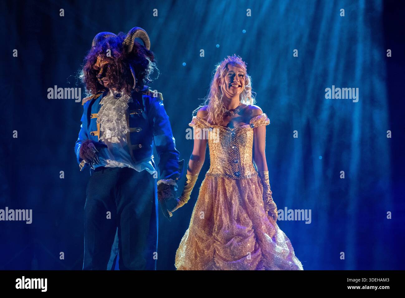 Charlotte Castle, playing Belle, and Ash Stevenson, playing Count and ...