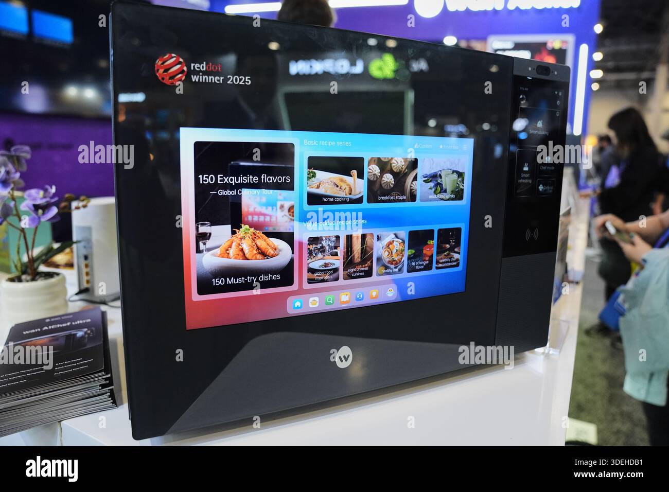 A Wan AIChef Ultra is seen on display during the CES tech show ...