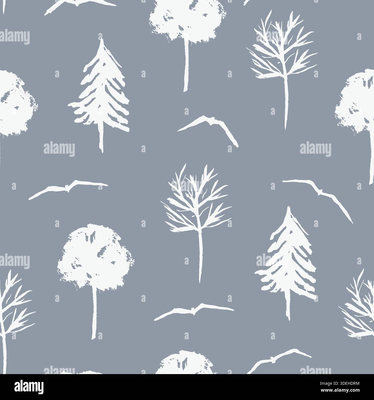 Taiga background Stock Vector Images - Alamy