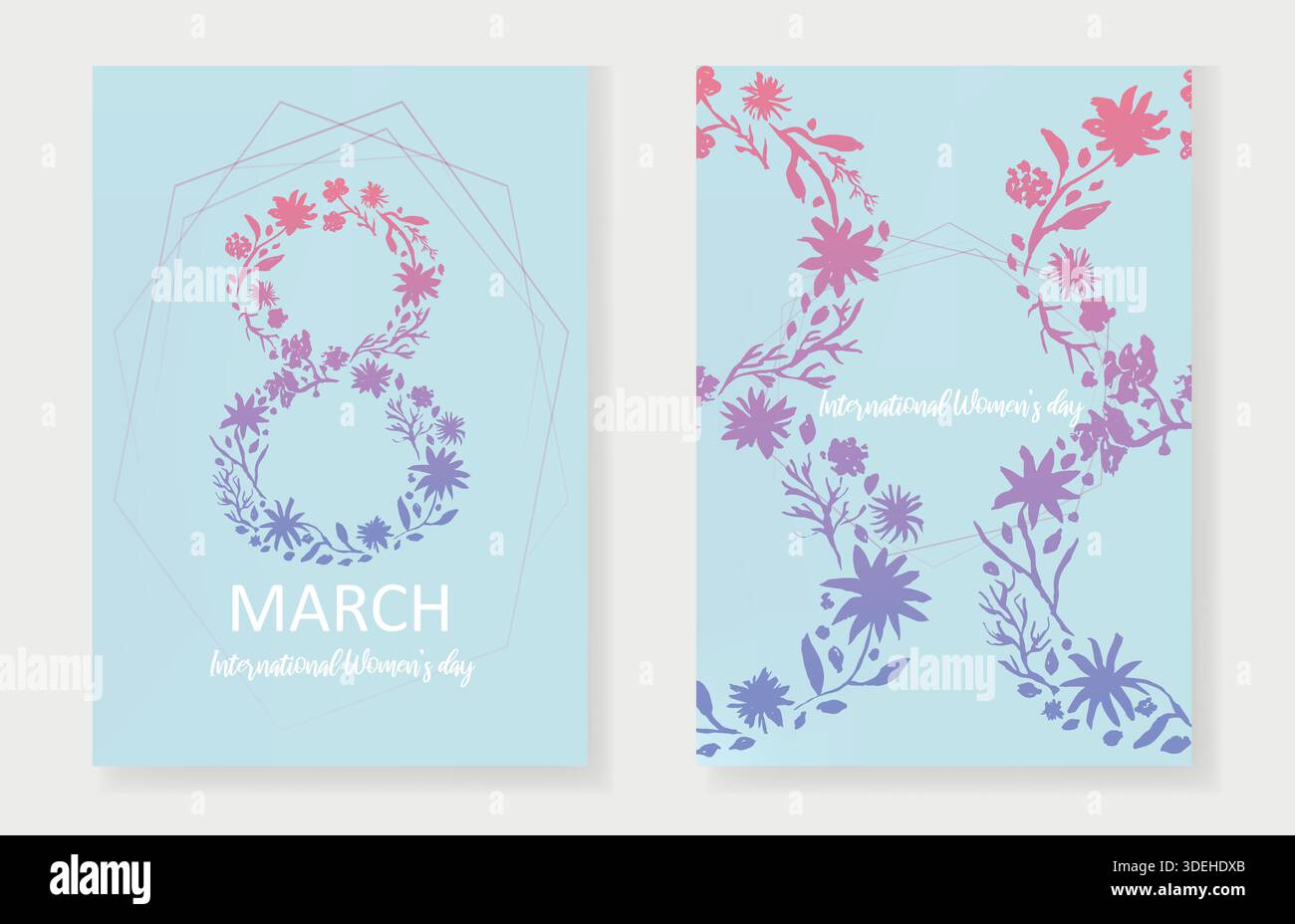 Tender violet flower blossom Stock Vector Images - Alamy