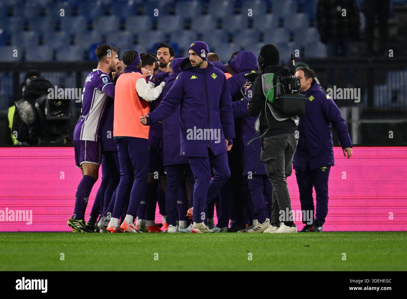 Albert Guomundsson of A.C.F. Fiorentina celebrates after scoring the ...