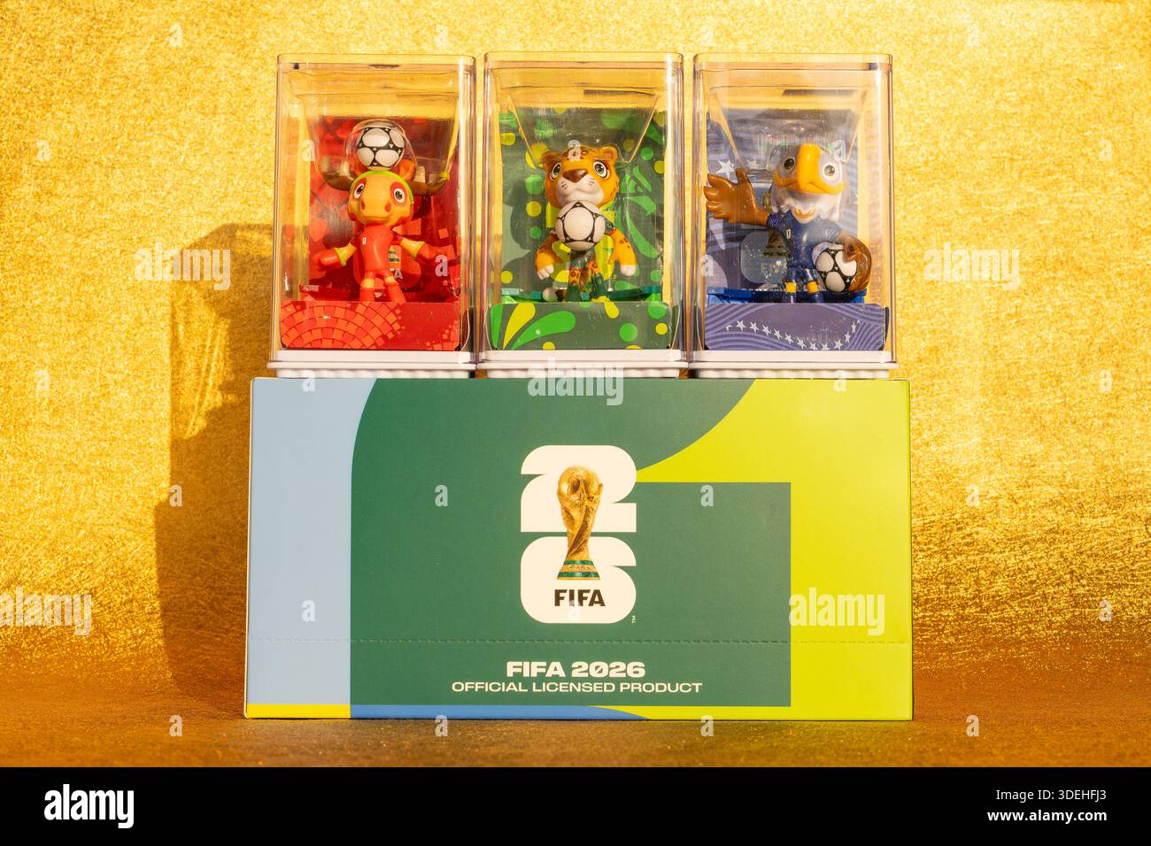 ZHONGSHAN China-December 15 2025: official mascots Clutch and Maple and ...