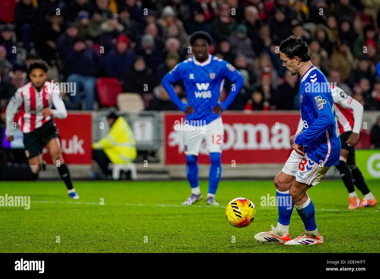 Enzo Le Fee of Sunderland attempts a panenka during the Premier League ...