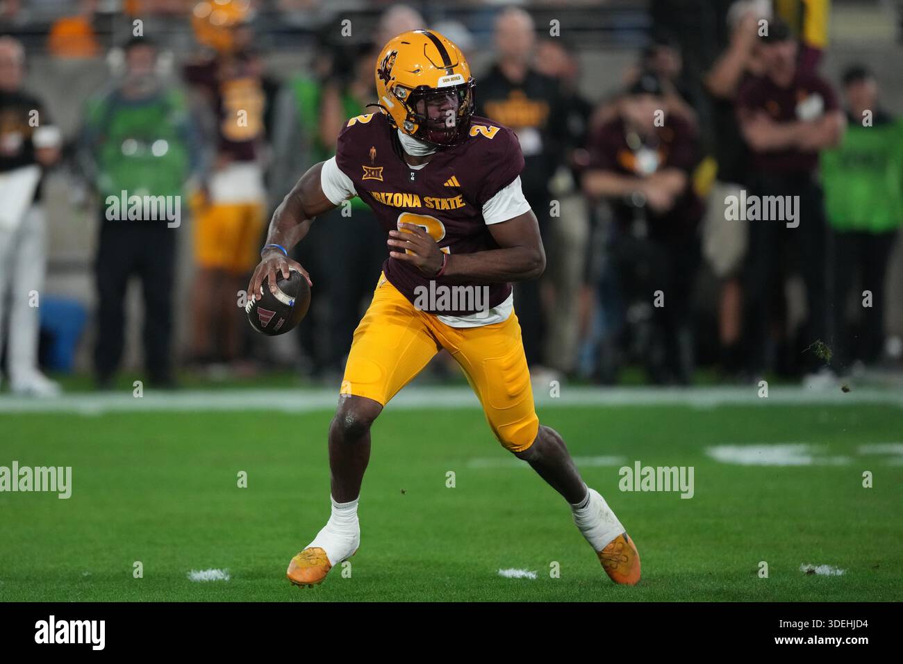 Arizona State quarterback Jeff Sims (2) in the first half of an NCAA ...
