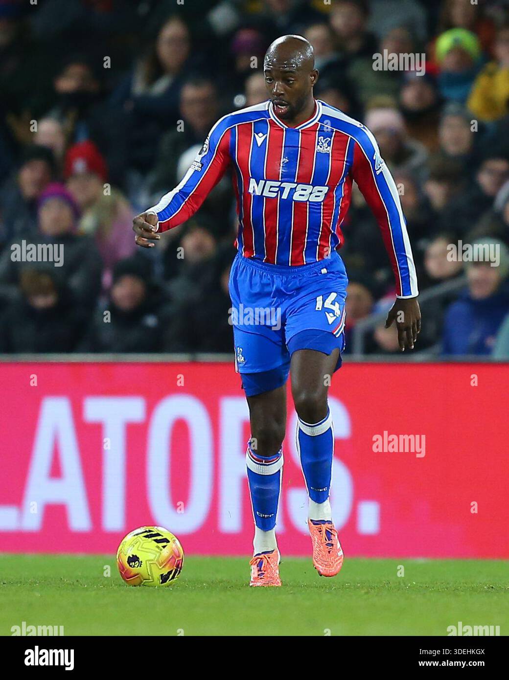 London, England, January 07 2026: Jean-Philippe Mateta (14 Crystal ...
