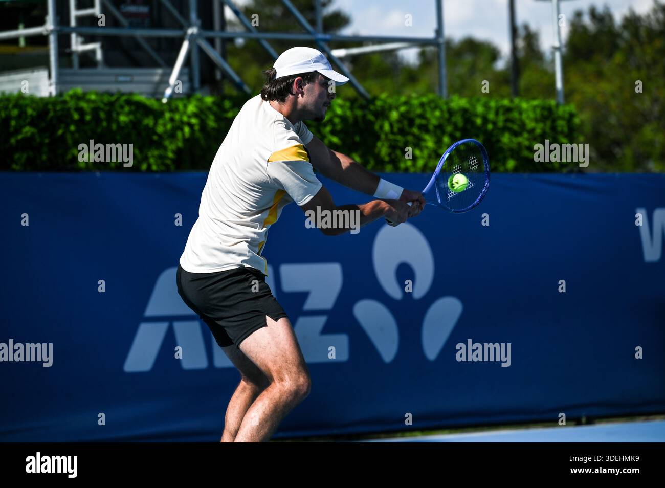 Canberra, Australia. 7 January 2026, Jaime Faria during the Canberra ...
