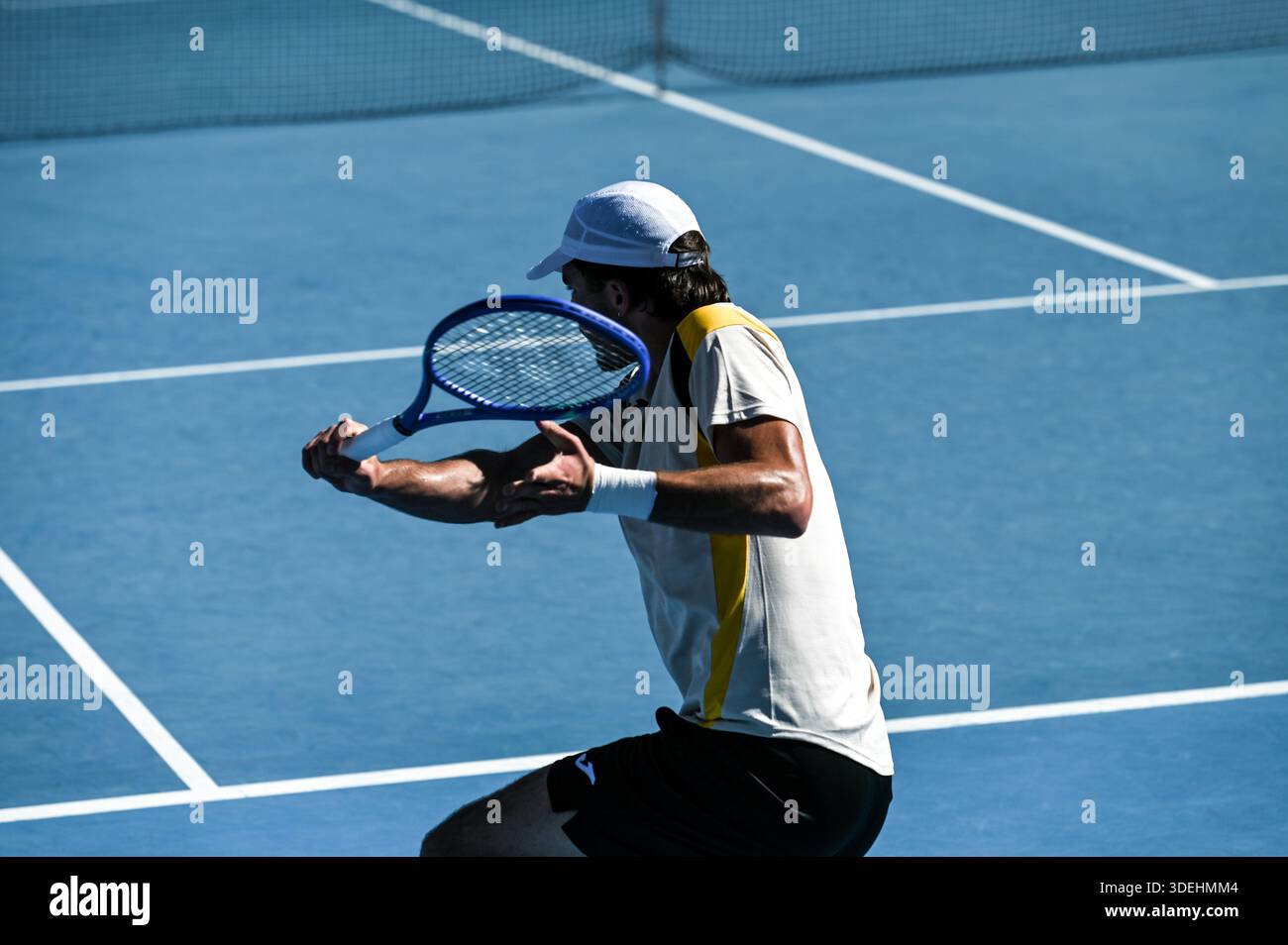 Canberra, Australia. 7 January 2026, Jaime Faria during the Canberra ...