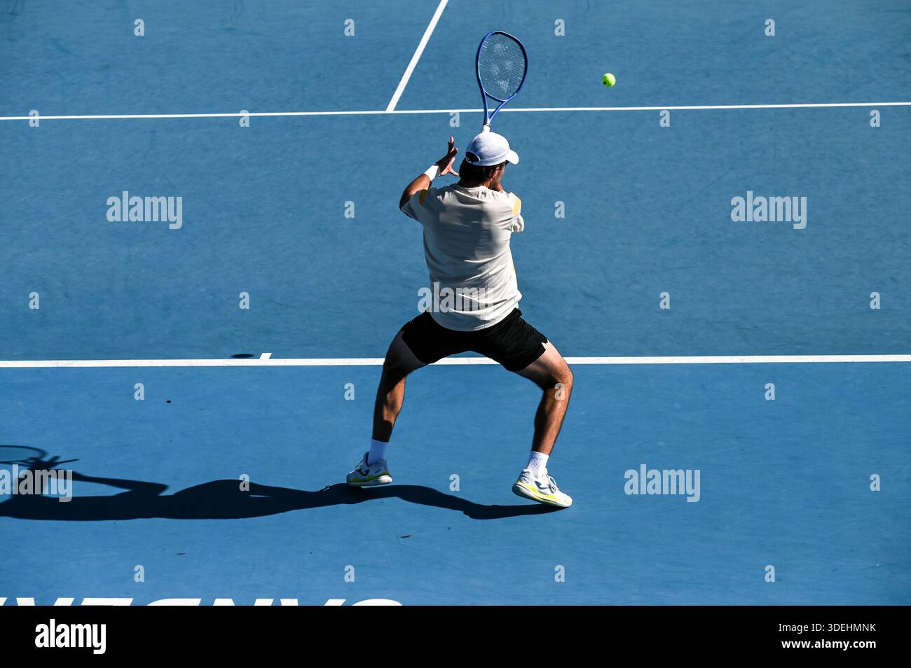 Canberra, Australia. 7 January 2026, Jaime Faria during the Canberra ...
