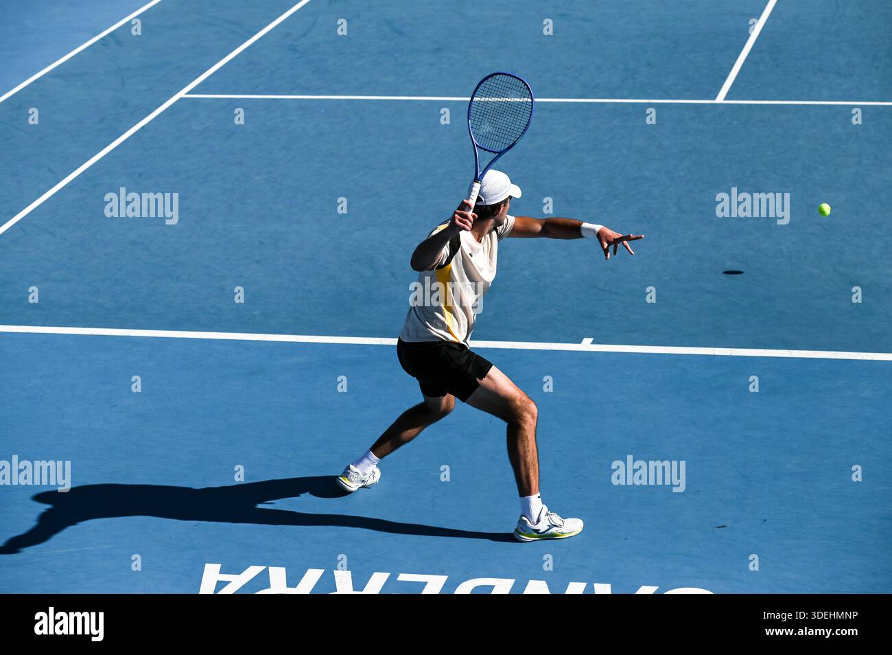 Canberra, Australia. 7 January 2026, Jaime Faria during the Canberra ...