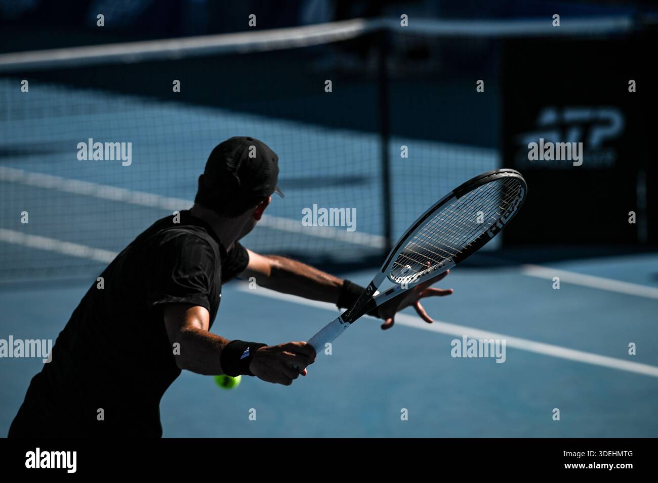 Canberra, Australia. 7 January 2026, Rafael Jodar during the Canberra ...