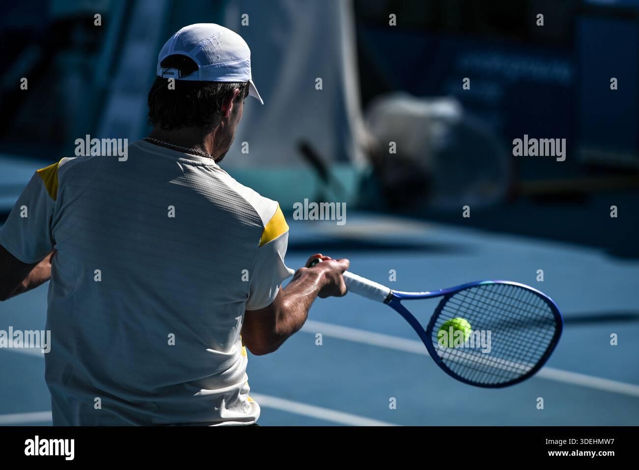 Canberra, Australia. 7 January 2026, Jaime Faria during the Canberra ...
