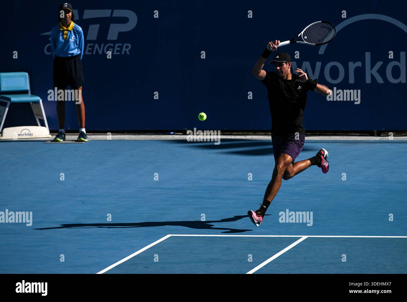 Canberra, Australia. 7 January 2026, Rafael Jodar during the Canberra ...