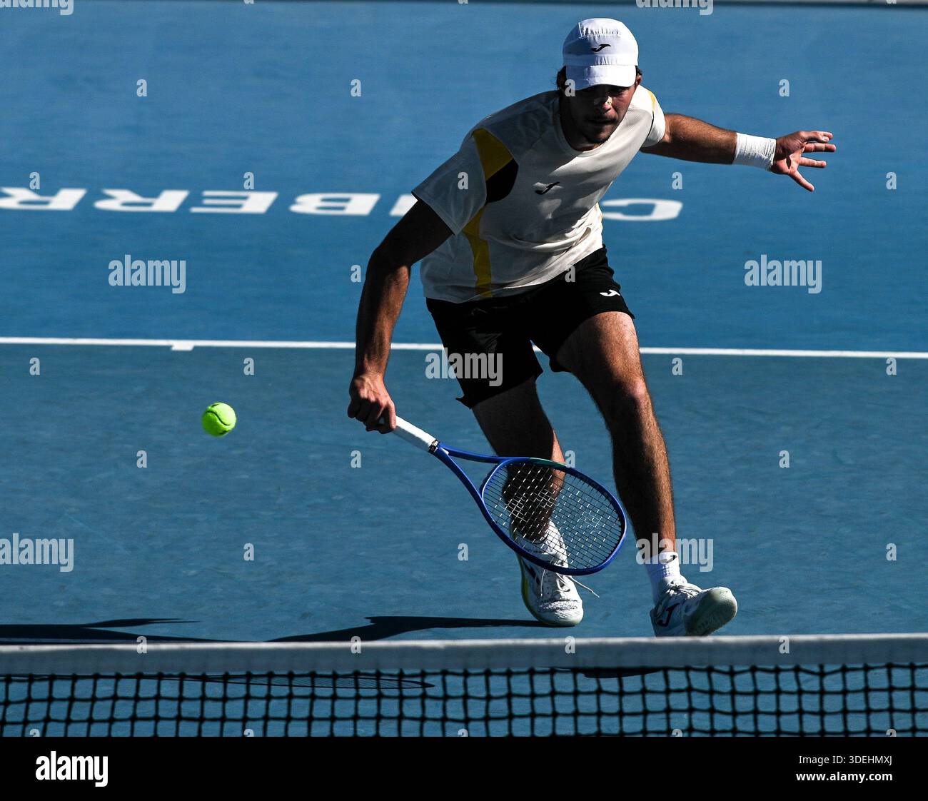 Canberra, Australia. 7 January 2026, Jaime Faria during the Canberra ...