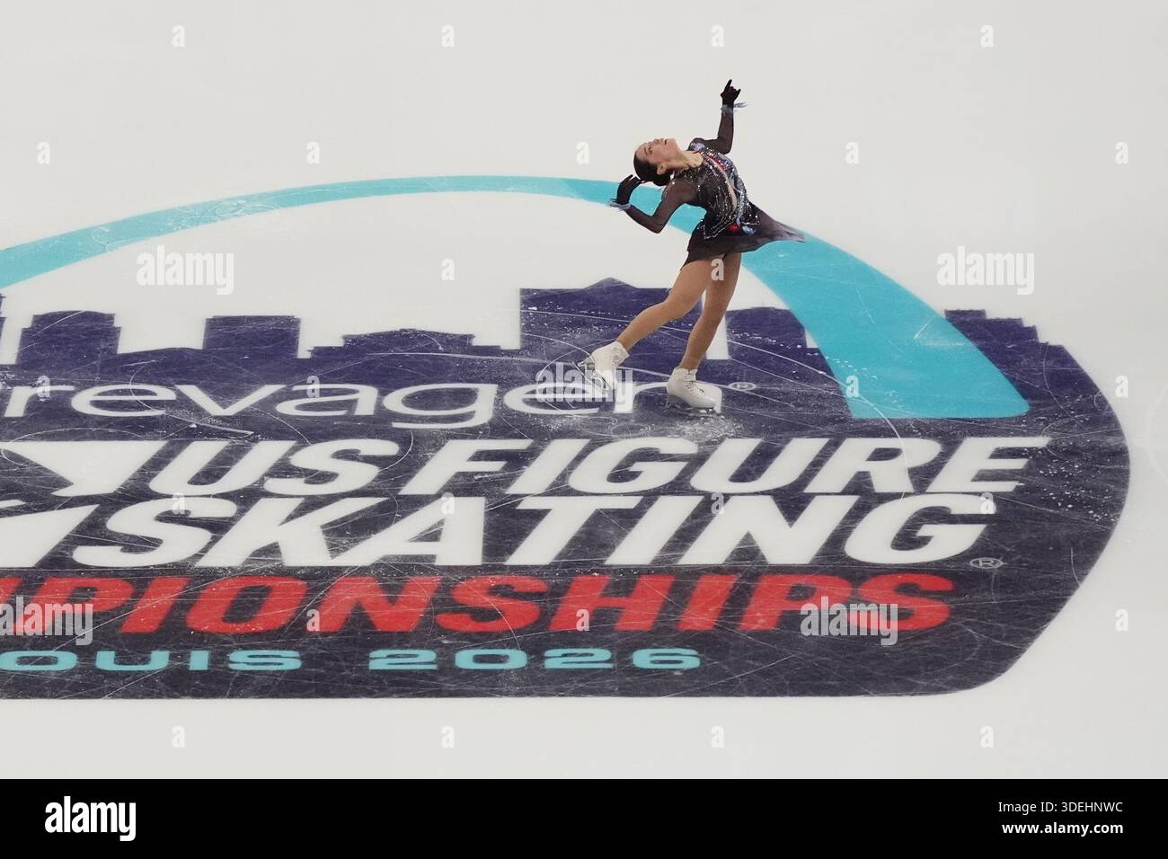 Anabel Wallace competes during the women's short program at the U.S ...