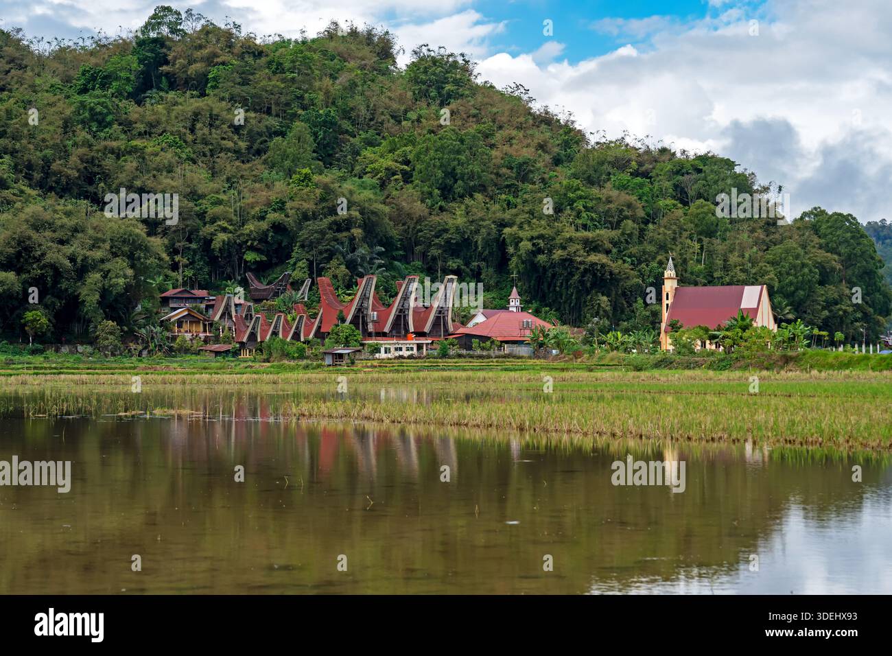 Scenery at Parinding traditional village in Sesean Tana Toraja ...