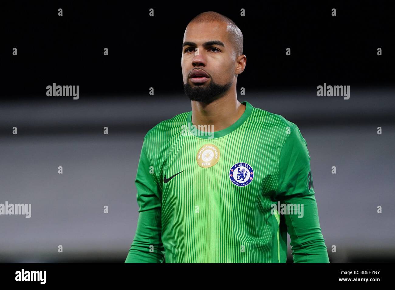 Robert Sánchez of Chelsea during the Premier League match Fulham vs ...