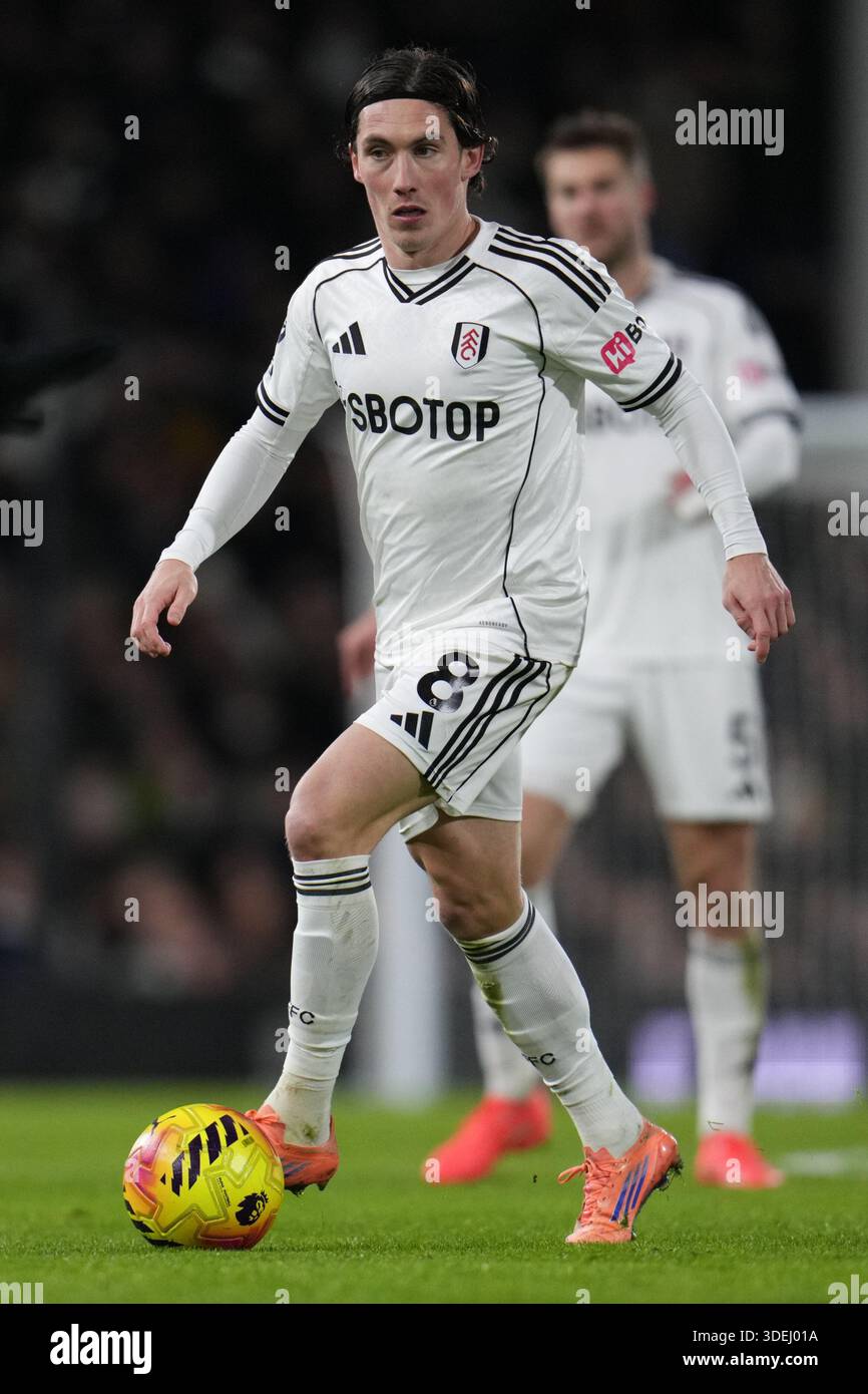 Harry Wilson of Fulham on the ball during the Premier League match ...