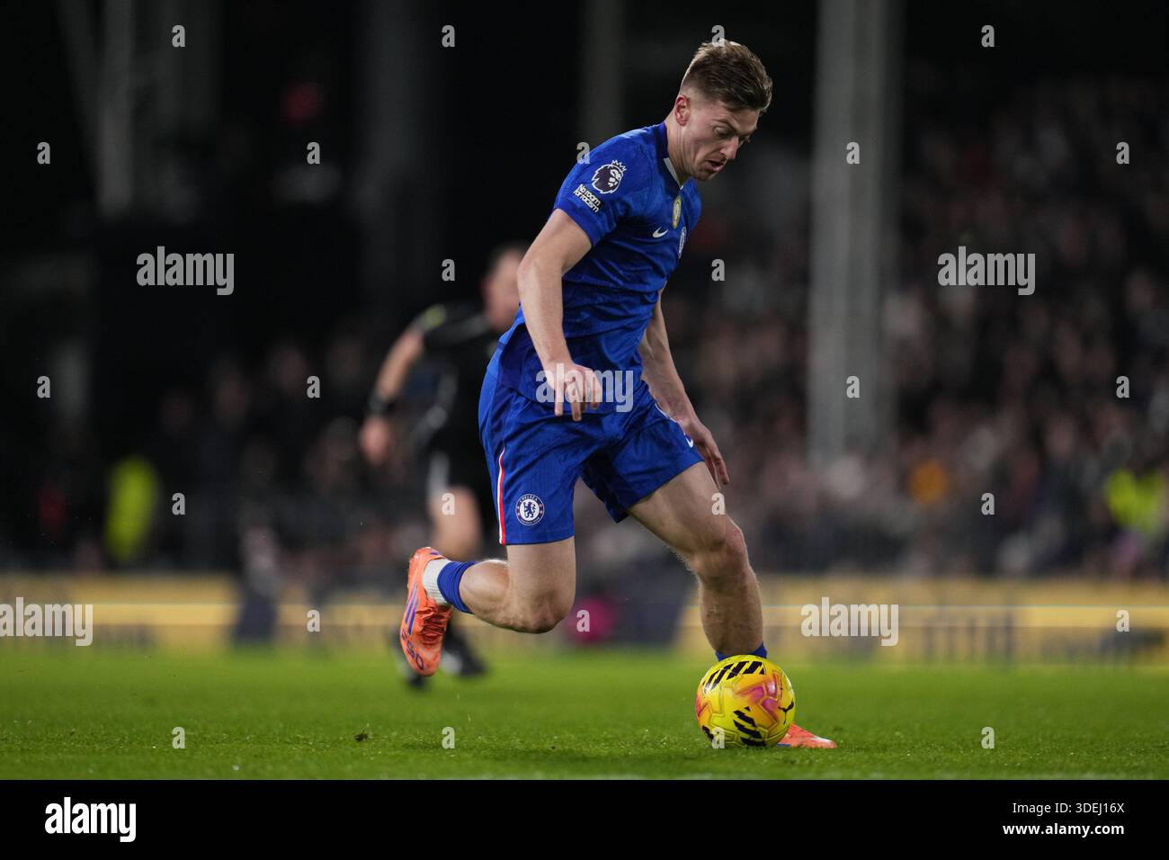 Liam Delap of Chelsea during the Premier League match Fulham vs Chelsea ...