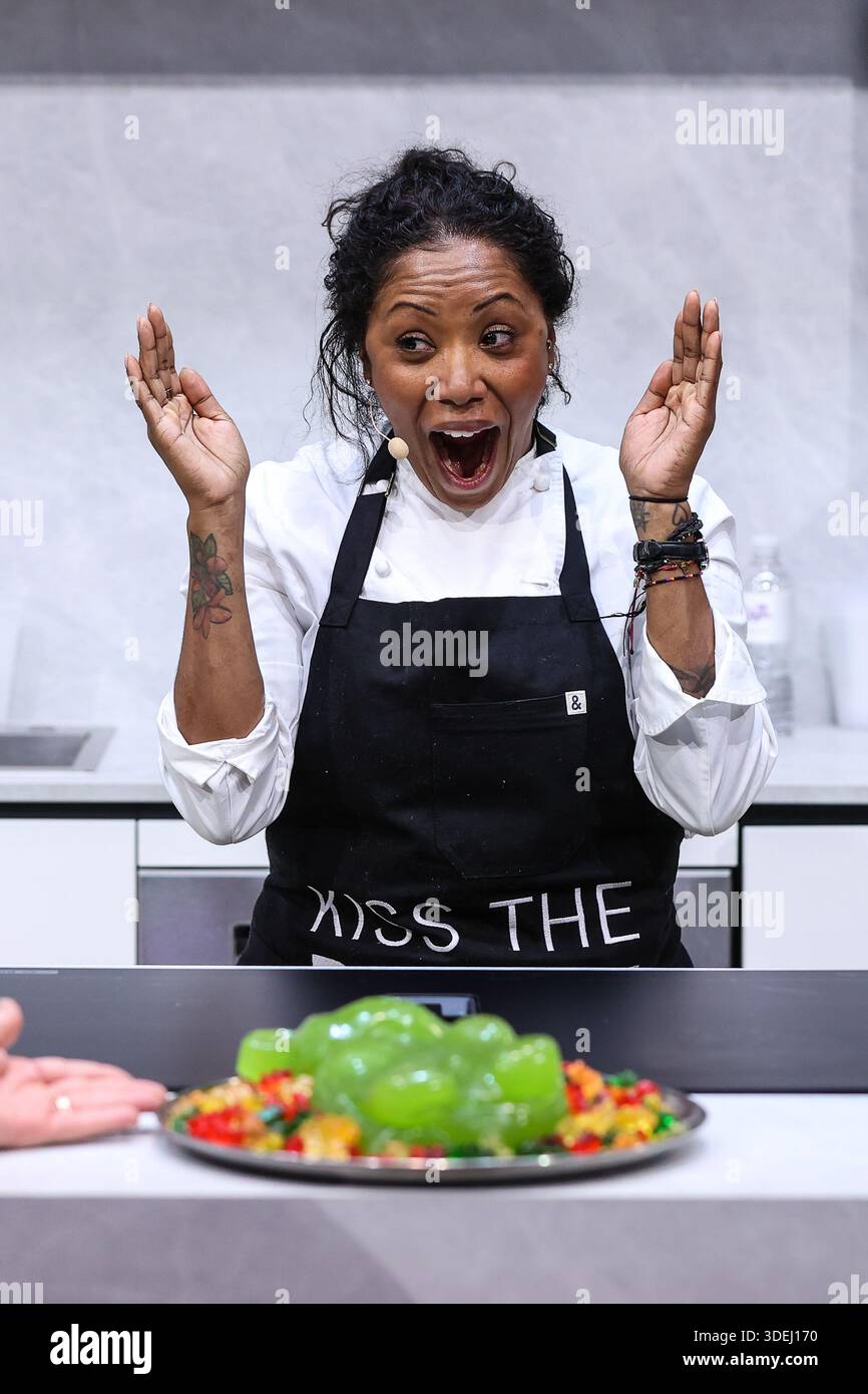 January 7, 2026: Celebrity Chef Nyesha Arrington reacts to the mystery ...
