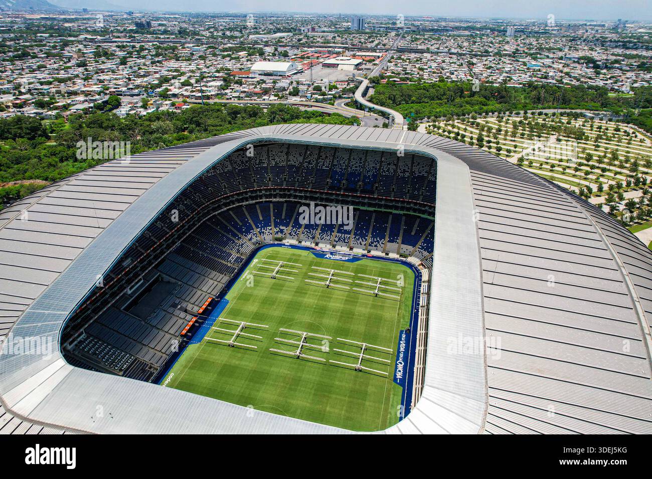 2026 FIFA World Cup Stadium, Monterrey Stadium, Aerial view of BBVA ...