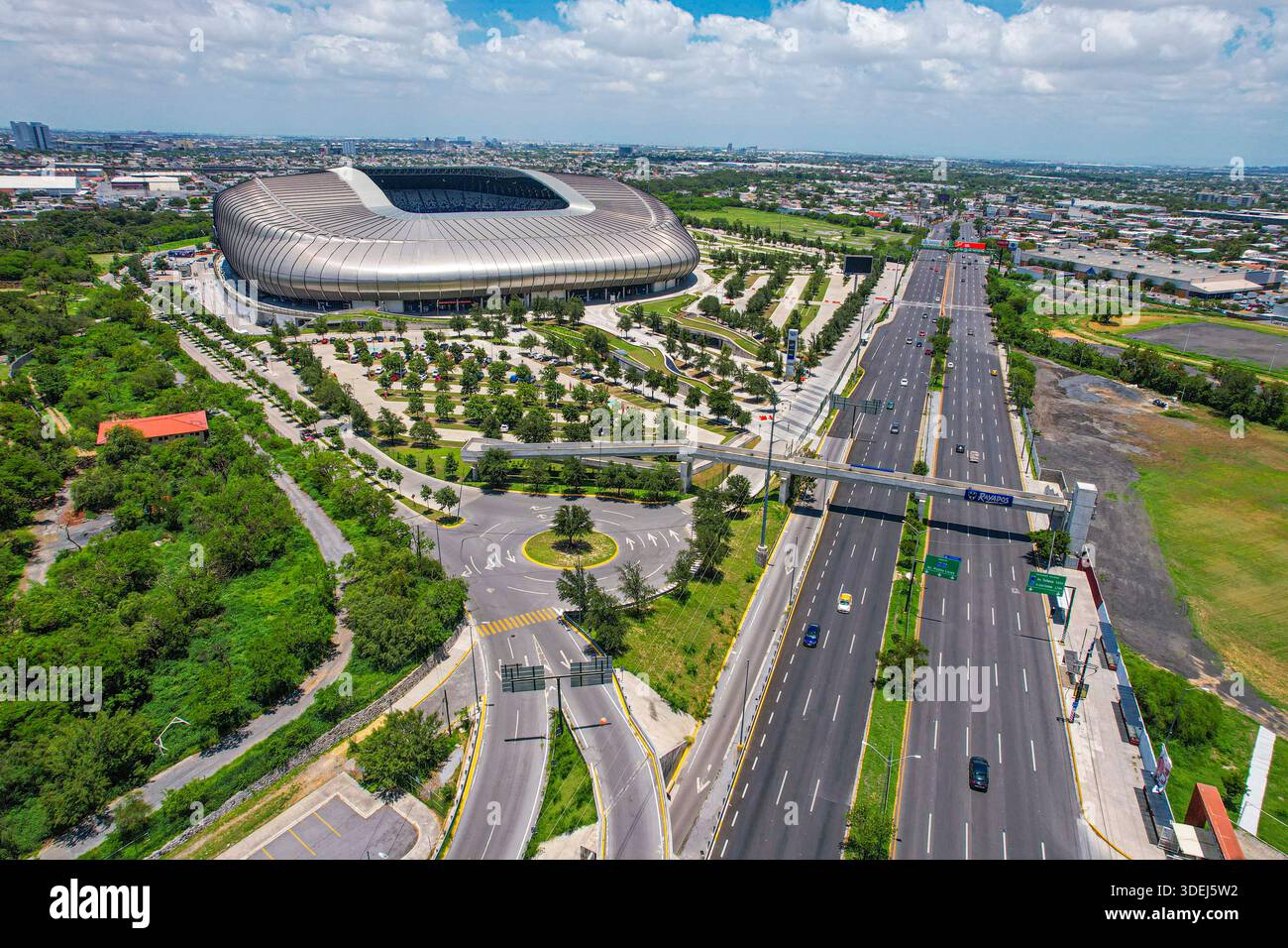 2026 FIFA World Cup Stadium, Monterrey Stadium, Aerial view of BBVA ...