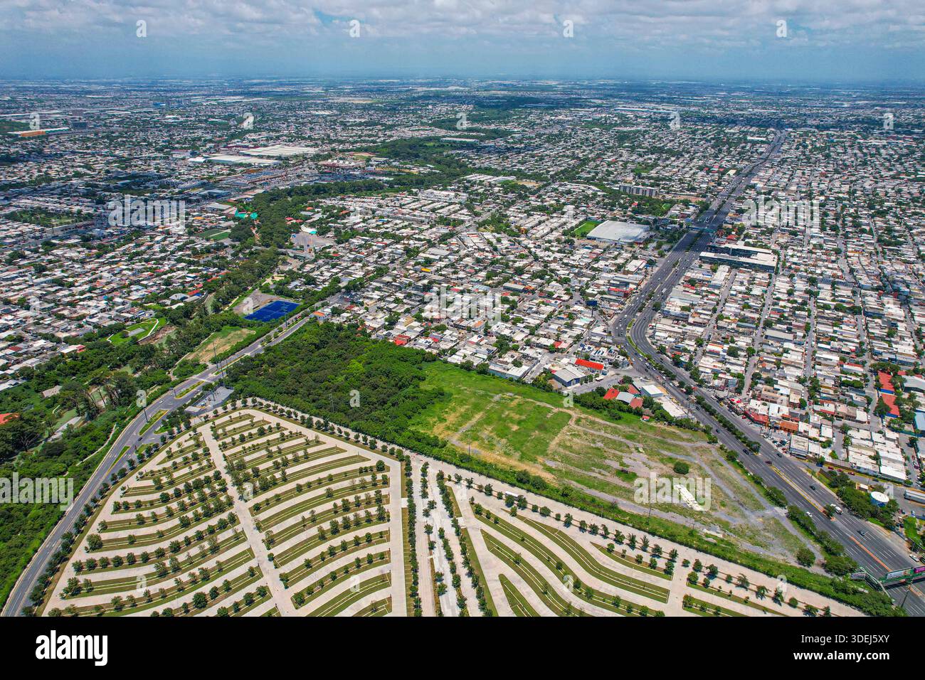 2026 FIFA World Cup Stadium, Monterrey Stadium, Aerial view of BBVA ...