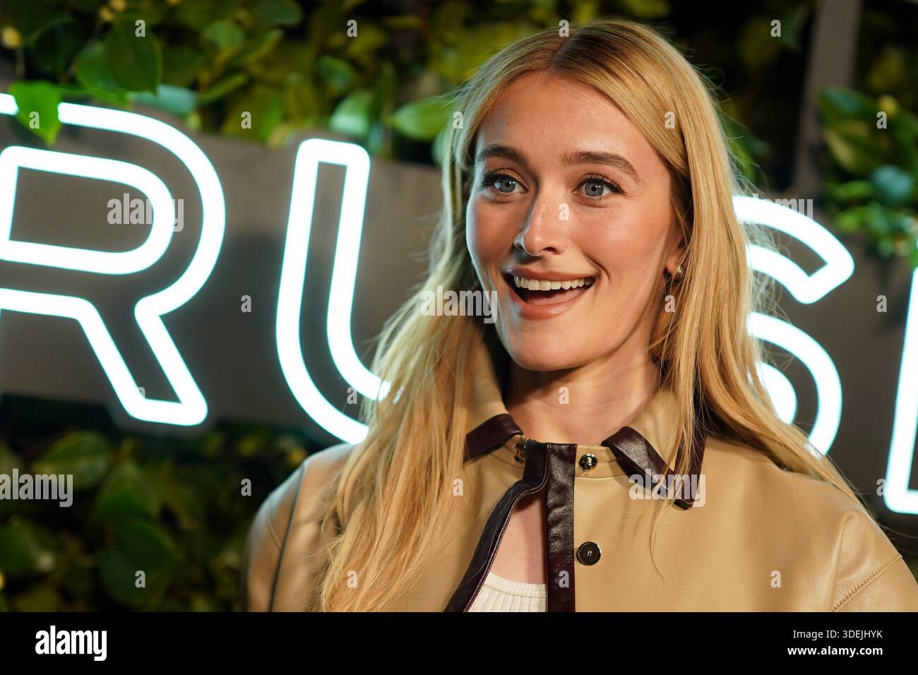 Sarah Pidgeon arrives at the Chanel Coco Crush special dinner on ...