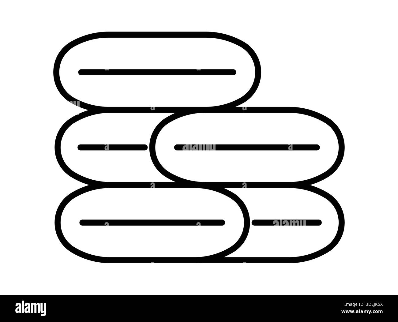Rounded smooth shapes Black and White Stock Photos & Images - Alamy
